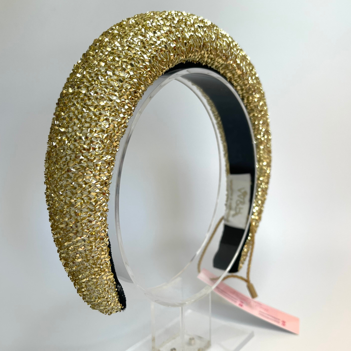 Gold Padded Headband – Willow and hermione